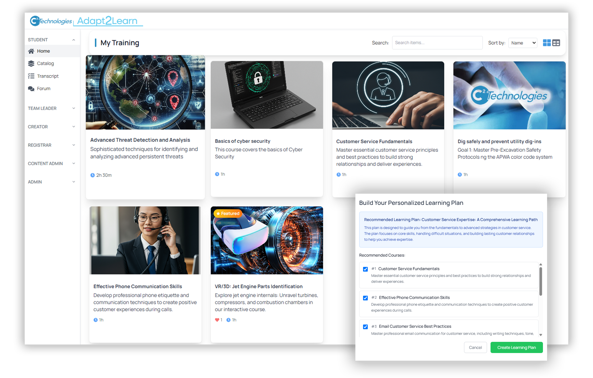 Adapt2Learn: AI-Powered Adaptive Learning Management System | Mission ...